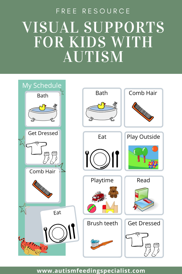 Free Visual Supports For Kids With Autism Autism Feeding Specialist Free Visual Supports For Kids With Autism Autism Feeding Specialist