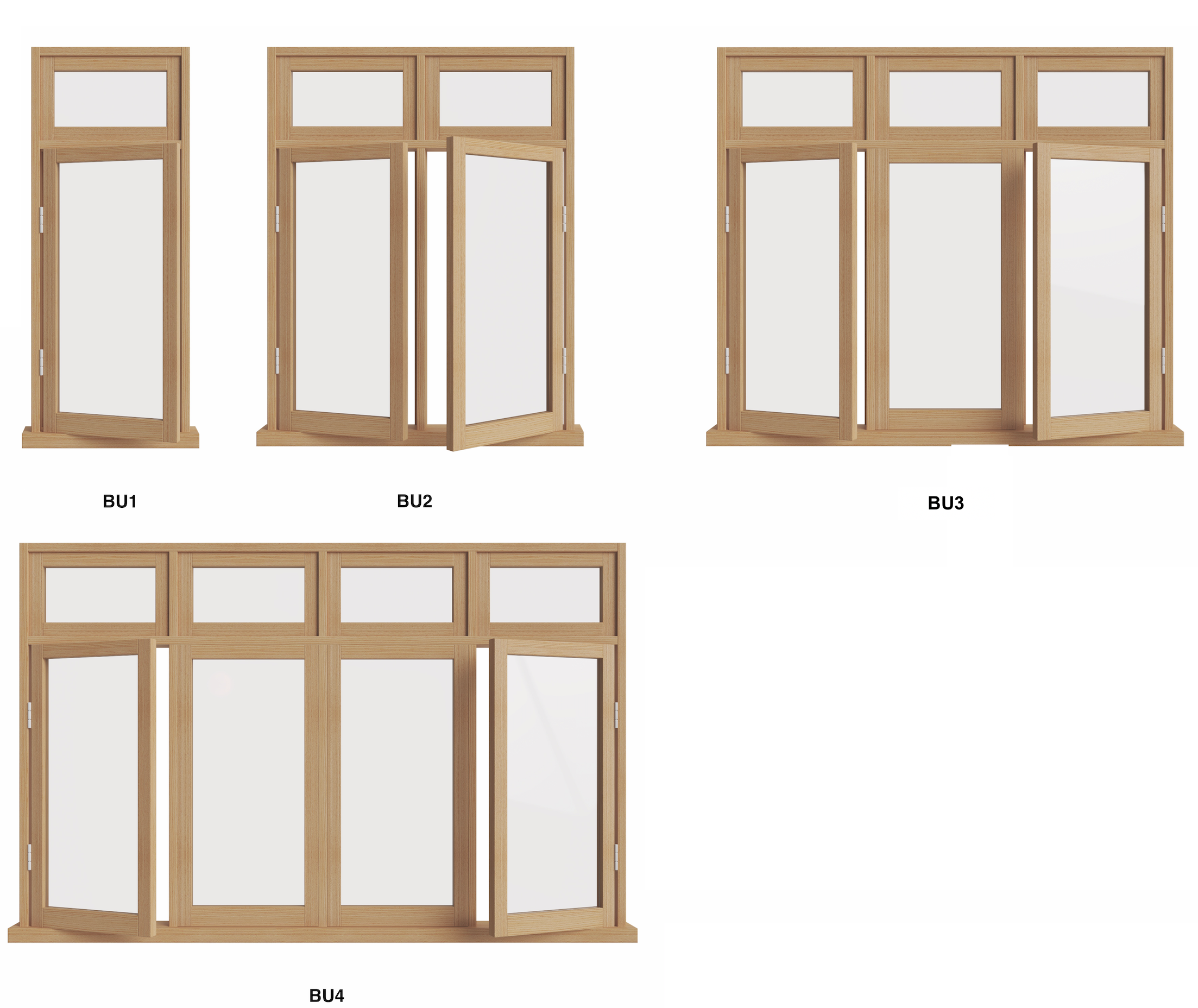 Our range of custom made wooden windows. All our timber joinery is ...