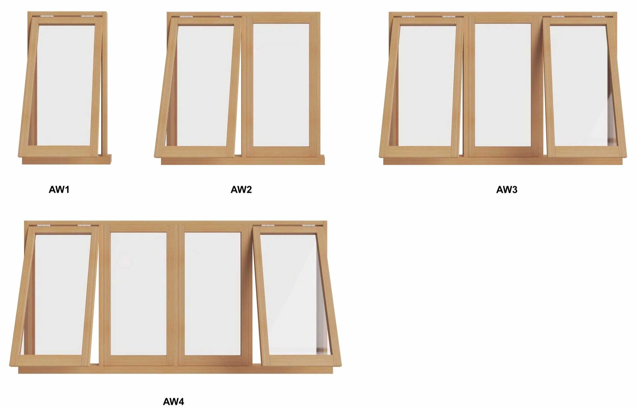 Our range of custom made wooden windows. All our timber joinery is ...