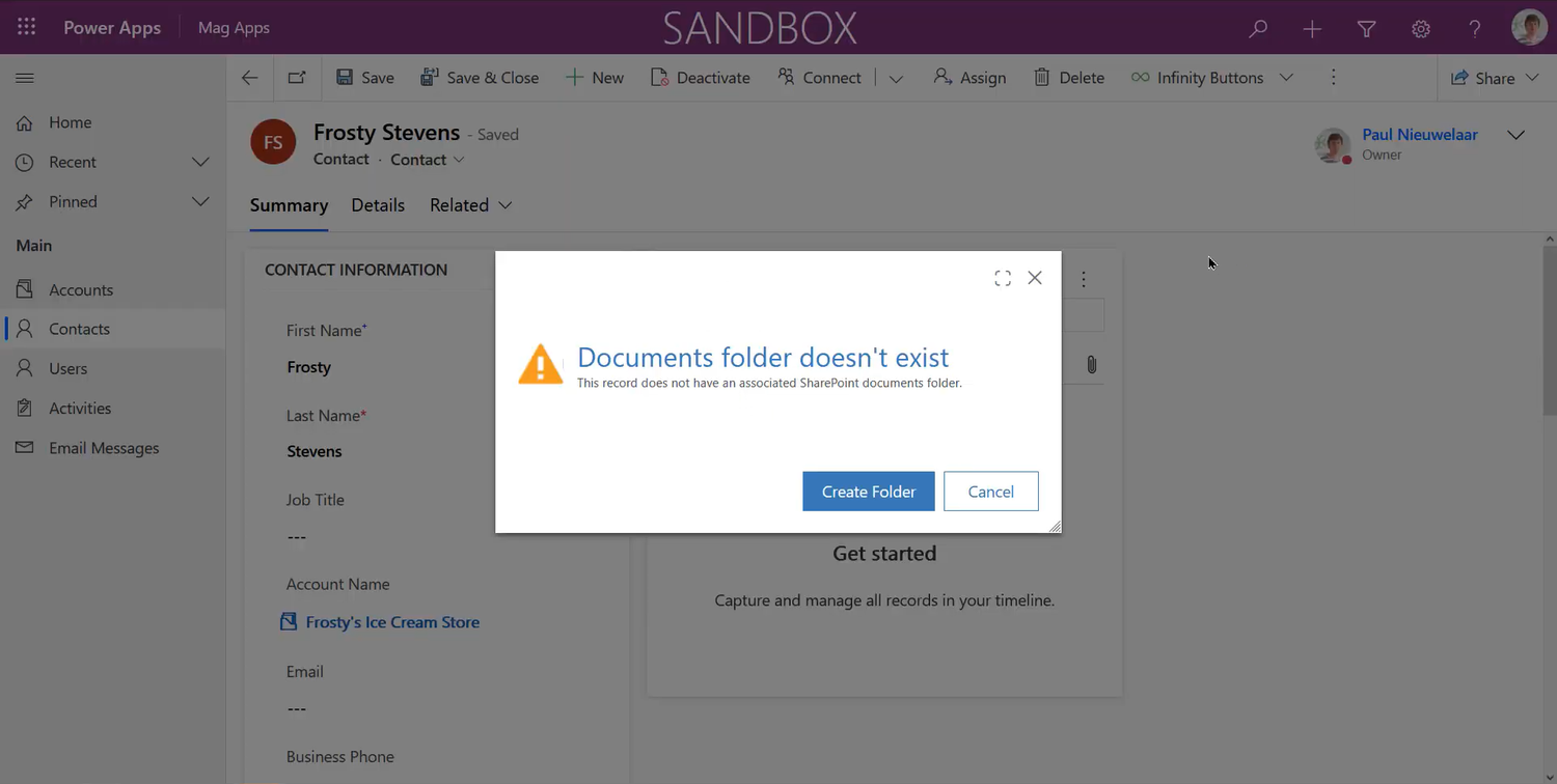 SharePoint Integration for Dynamics 365 & Power Apps