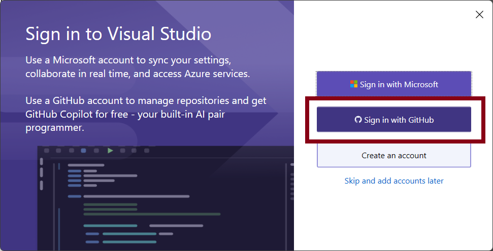 Microsoft Visual Studio now supports multiple GitHub accounts in Visual Studio