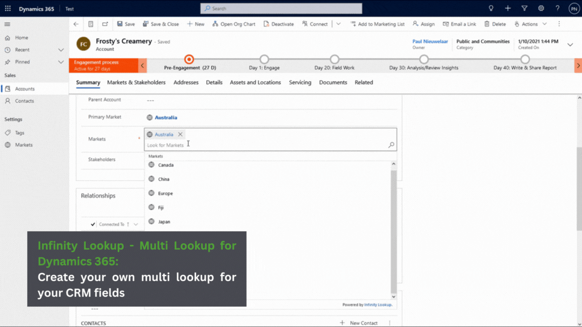 Infinity Lookup for Dynamics 365 — Magnetism