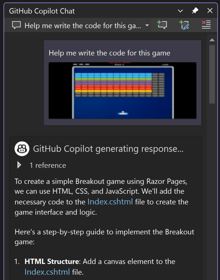 Images can now be used in GitHub Copilot chat