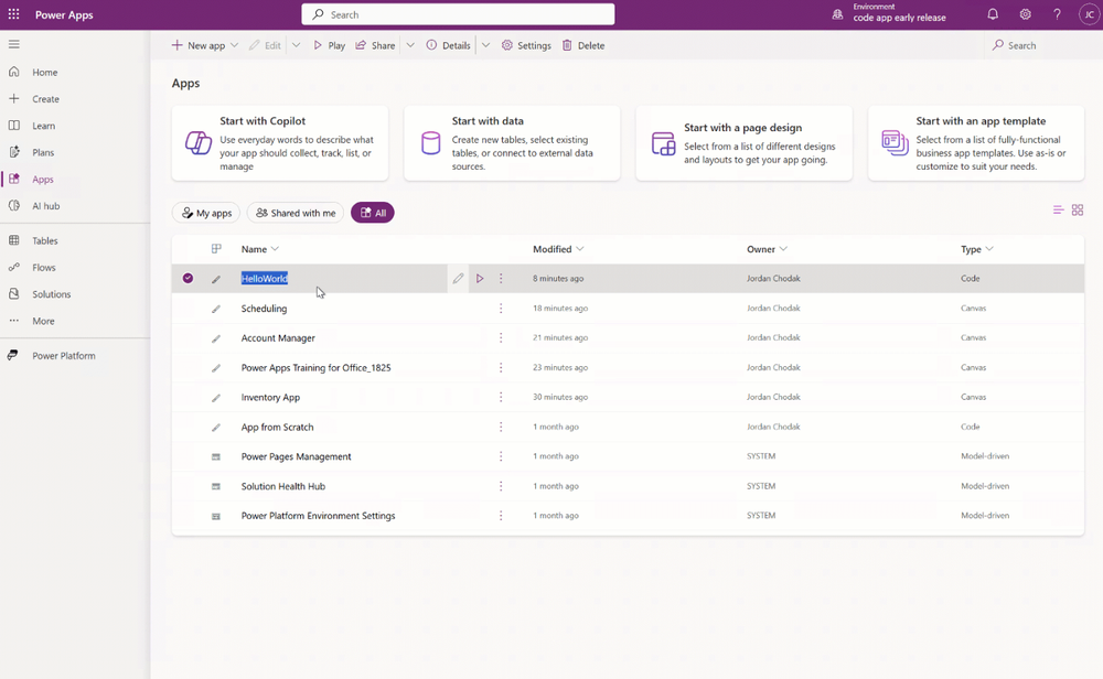 Microsoft Brings Code Apps to Power Apps for Broader Development Scenarios