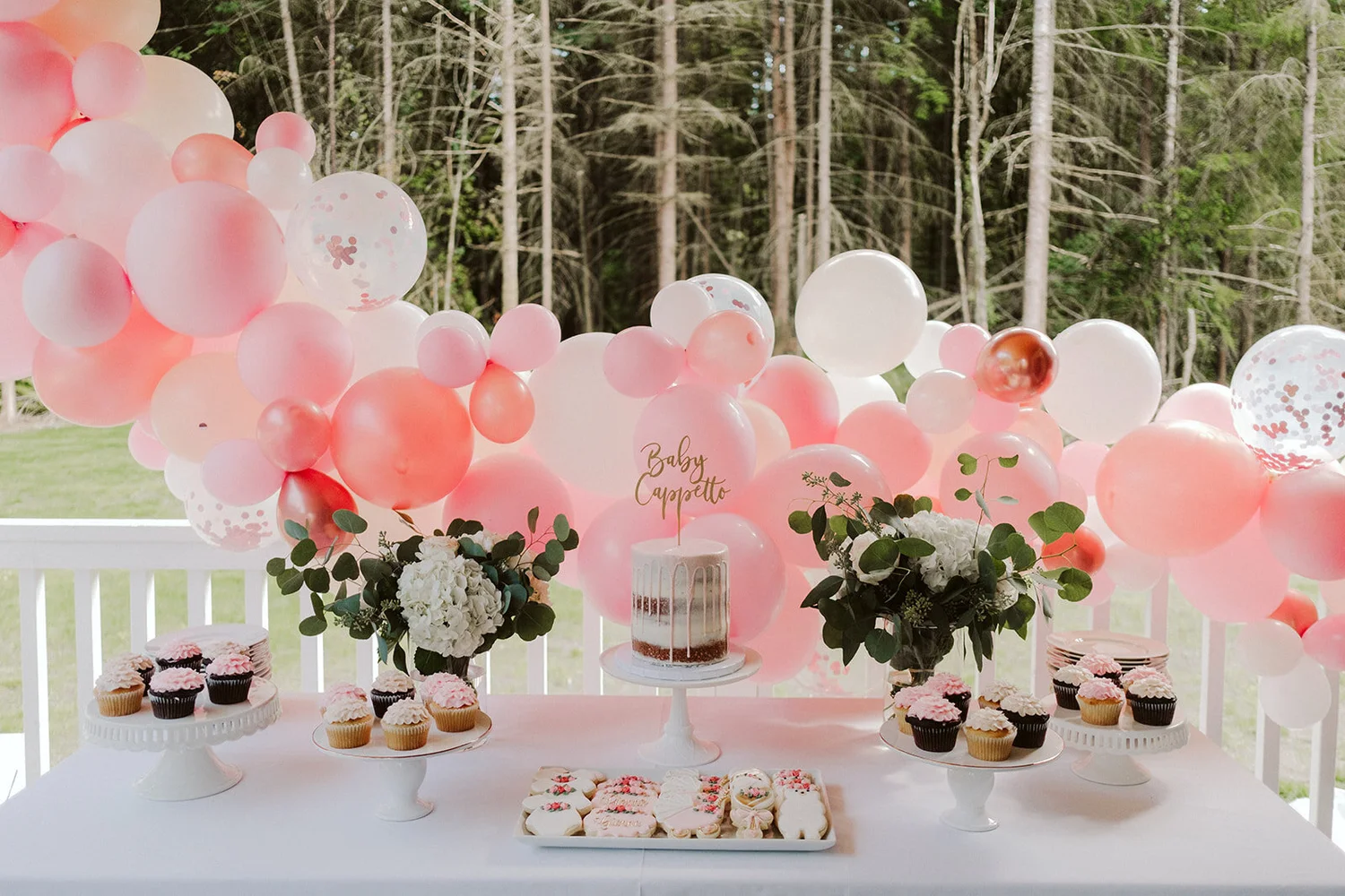 Elegant Farmhouse, shabby chic baby shower — Davis & Scout Celebration Co.