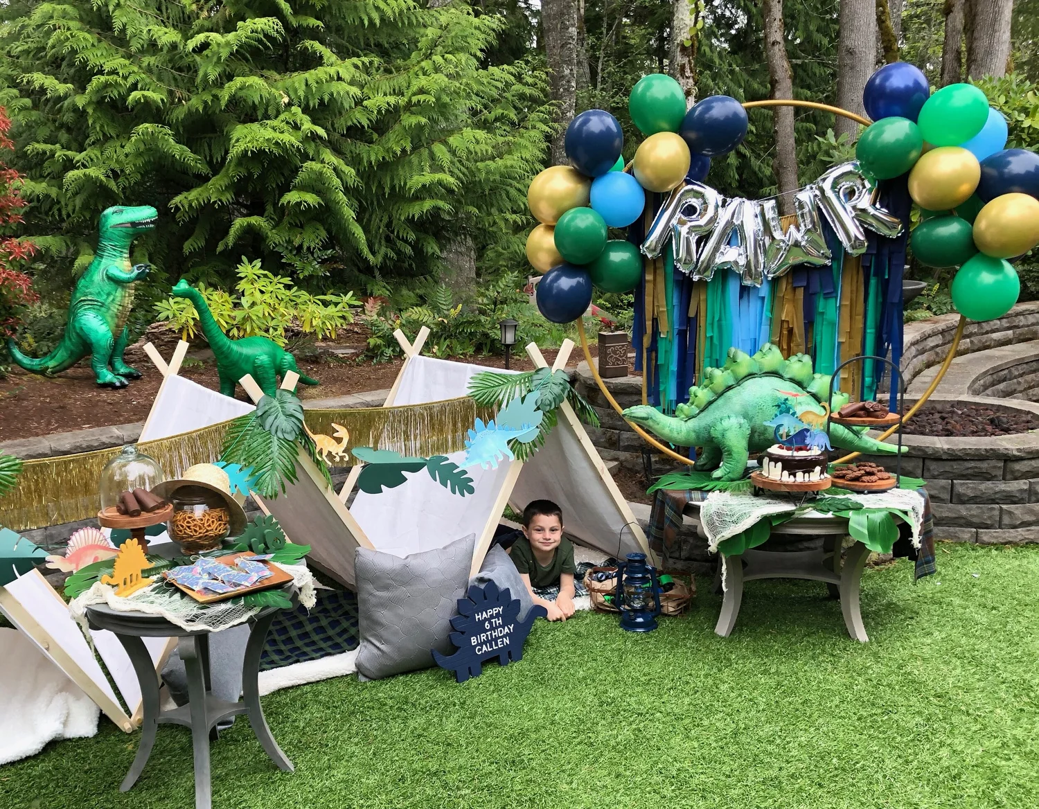 Dinosaur Explorer Birthday Party — Davis & Scout Celebration Co.