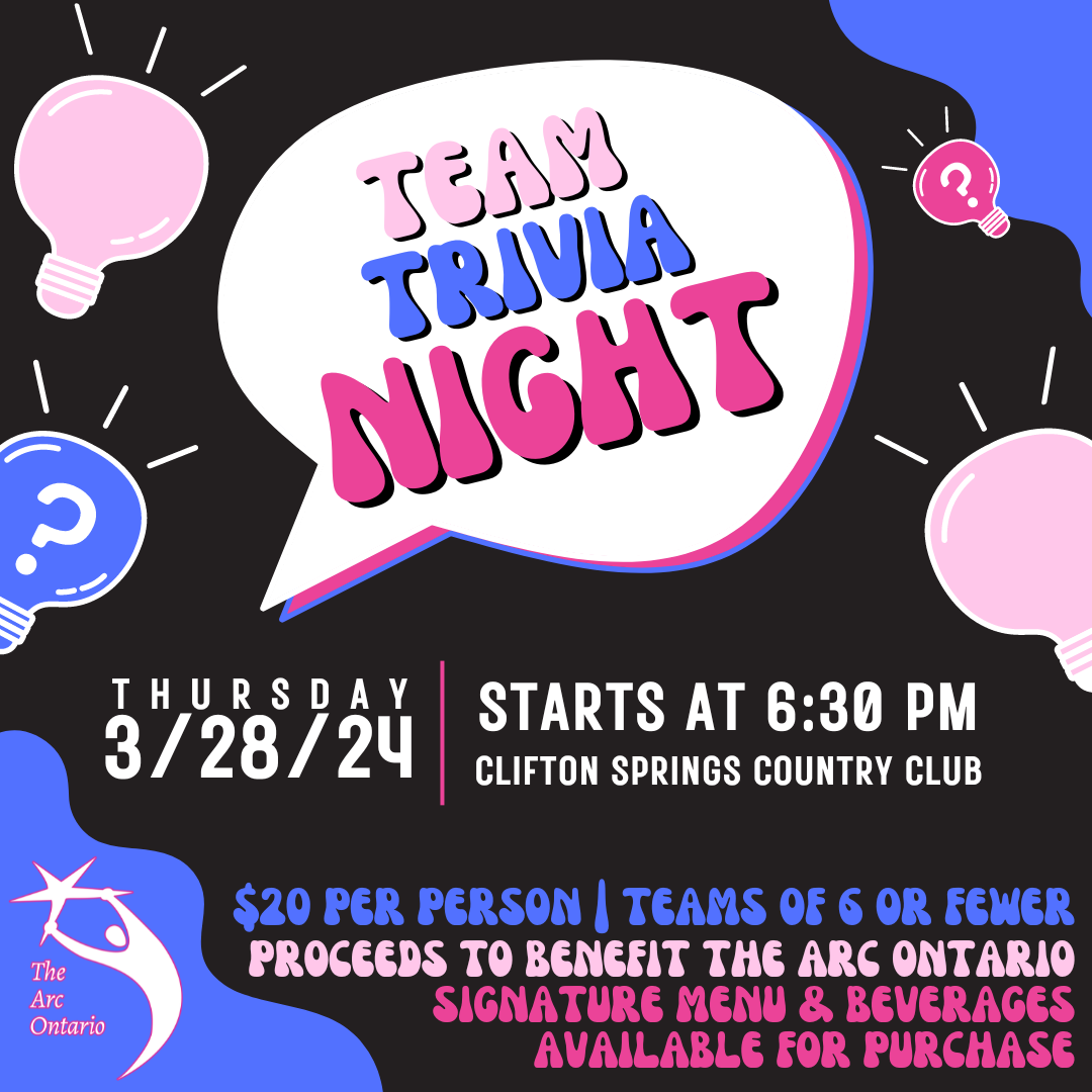 Events Calendar — The Arc Ontario