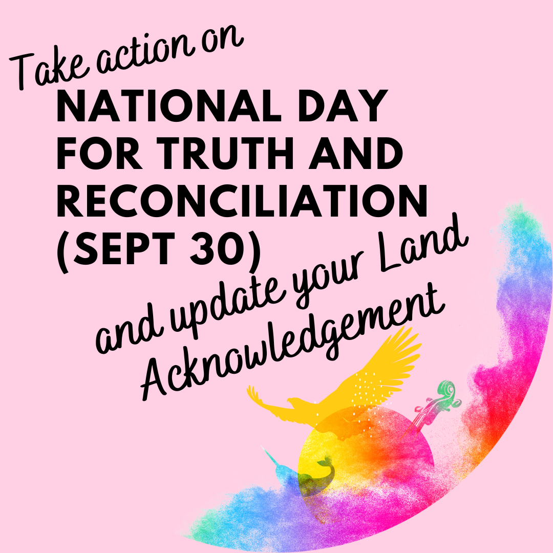 Land acknowledgement — Intl. Day of Pink