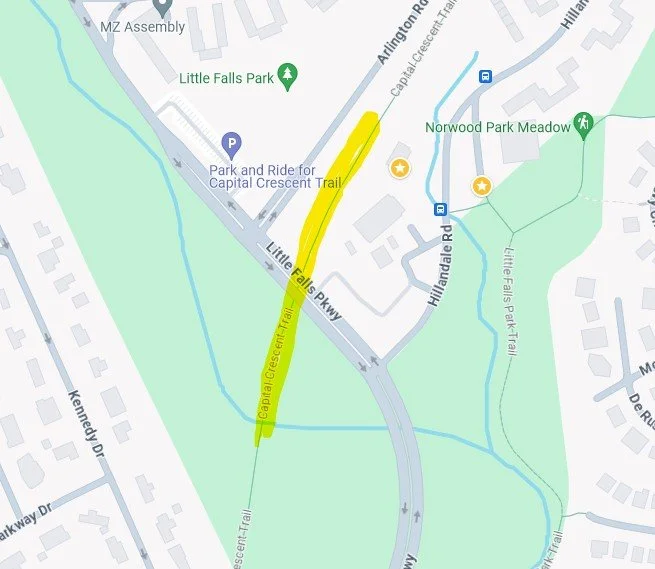 Capital Crescent Trail Restoration Project — Little Falls Watershed ...