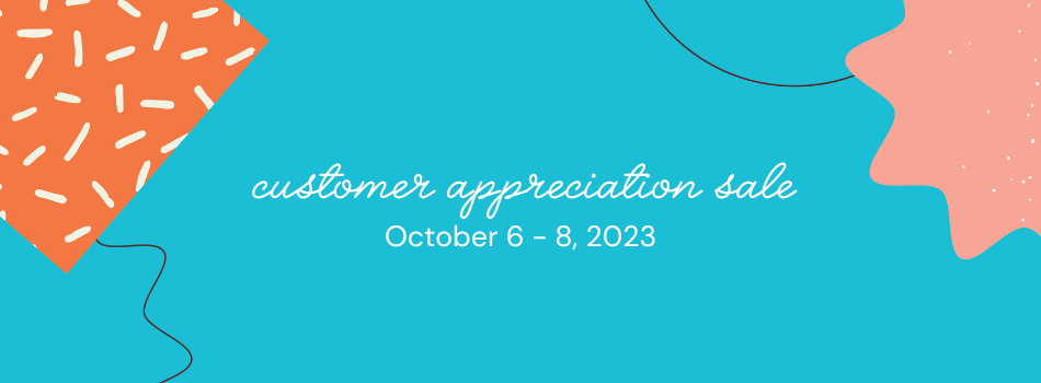 Customer Appreciation Sale — Bissell Thrift Shop