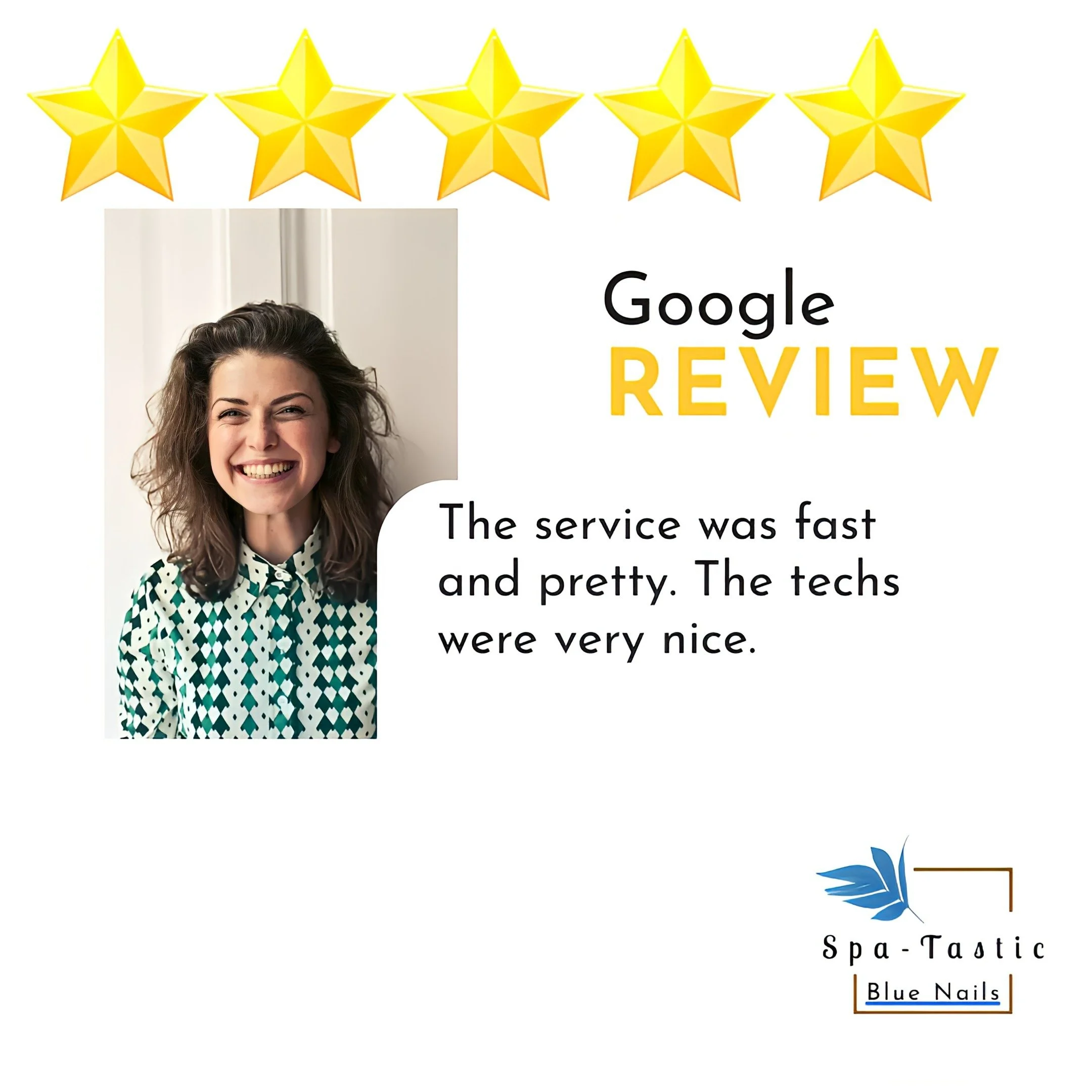 Spa-Tastic Blue Nails