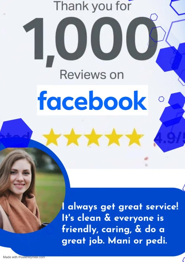 Spa-Tastic Blue Nails