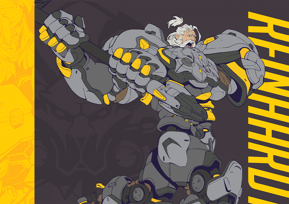 Overwatch Reinhardt Statue Packaging — Marco Sipriaso