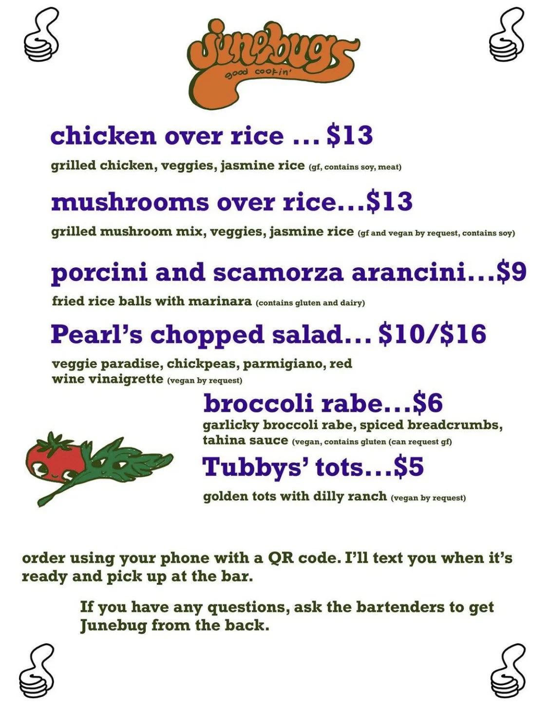 Food — Tubby's Kingston