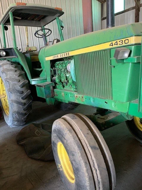 SOLD..SOLD!! John Deere 4430 4 Post 20.8 x 38.8 Speed Synchro Dual ...