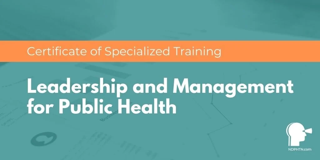 Public Health Leadership Training — North Dakota Public Health Training ...