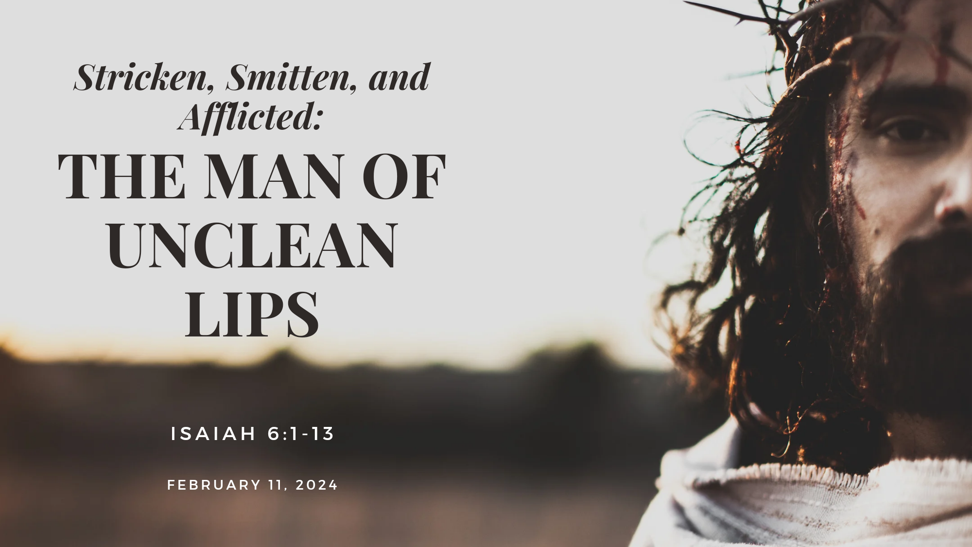 Sermons from the Sunday morning worship service. — Oak Ridge Baptist Church