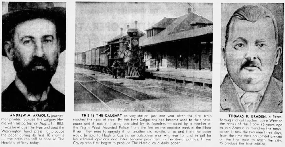 A History of Early Calgary Newspapers — Heritage Calgary
