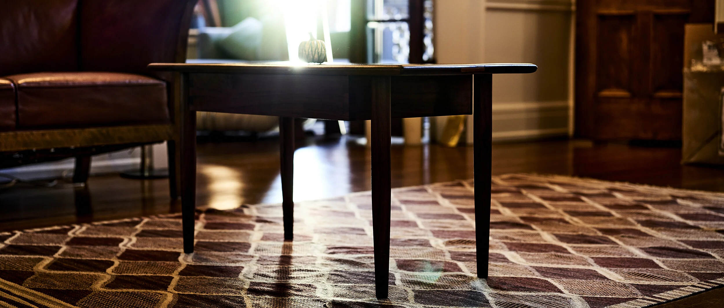 Sam Maloof Coffee Table with Single Drawer circa 1955 — The S. pace Detroit