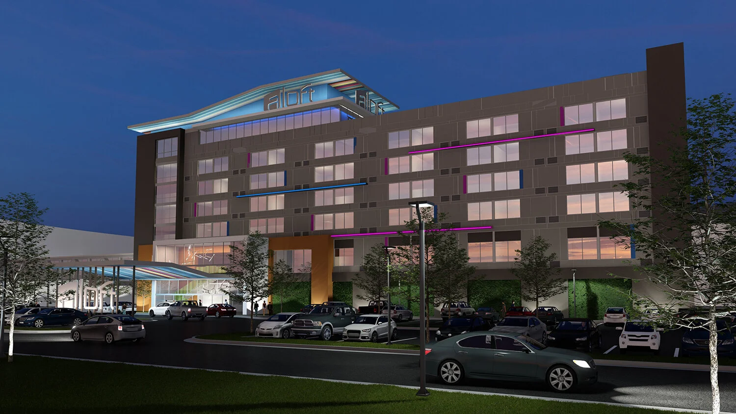 Aloft Hotel at the MS Coast Coliseum and Convention Center — Dale ...