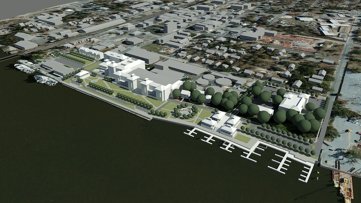 Pascagoula Riverfront Development — Dale Partners Architects, PA