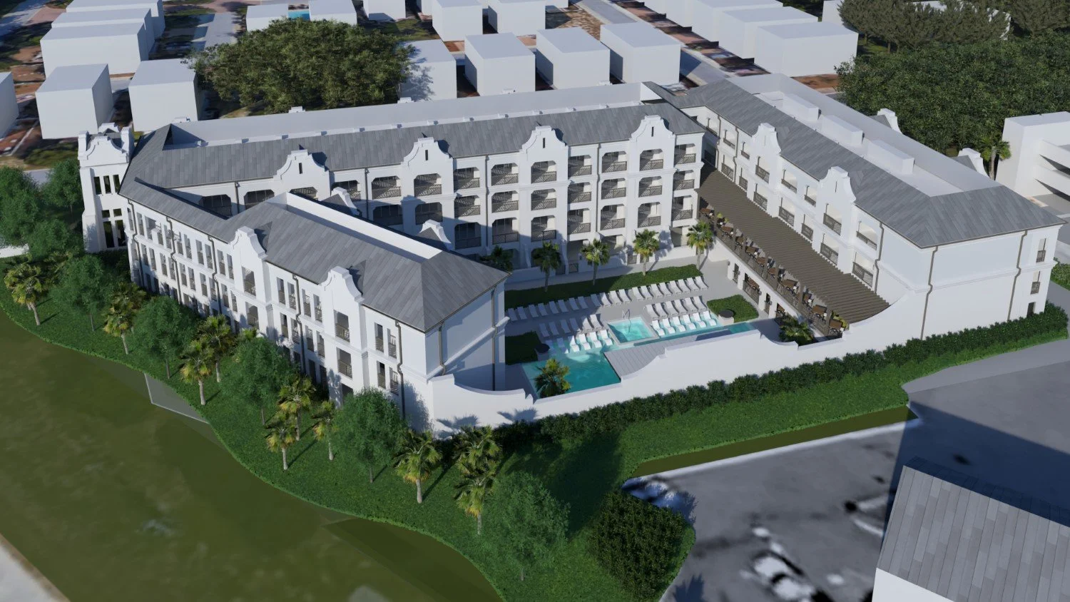 Hotel Rain Rosemary Beach — Dale Partners Architects, PA