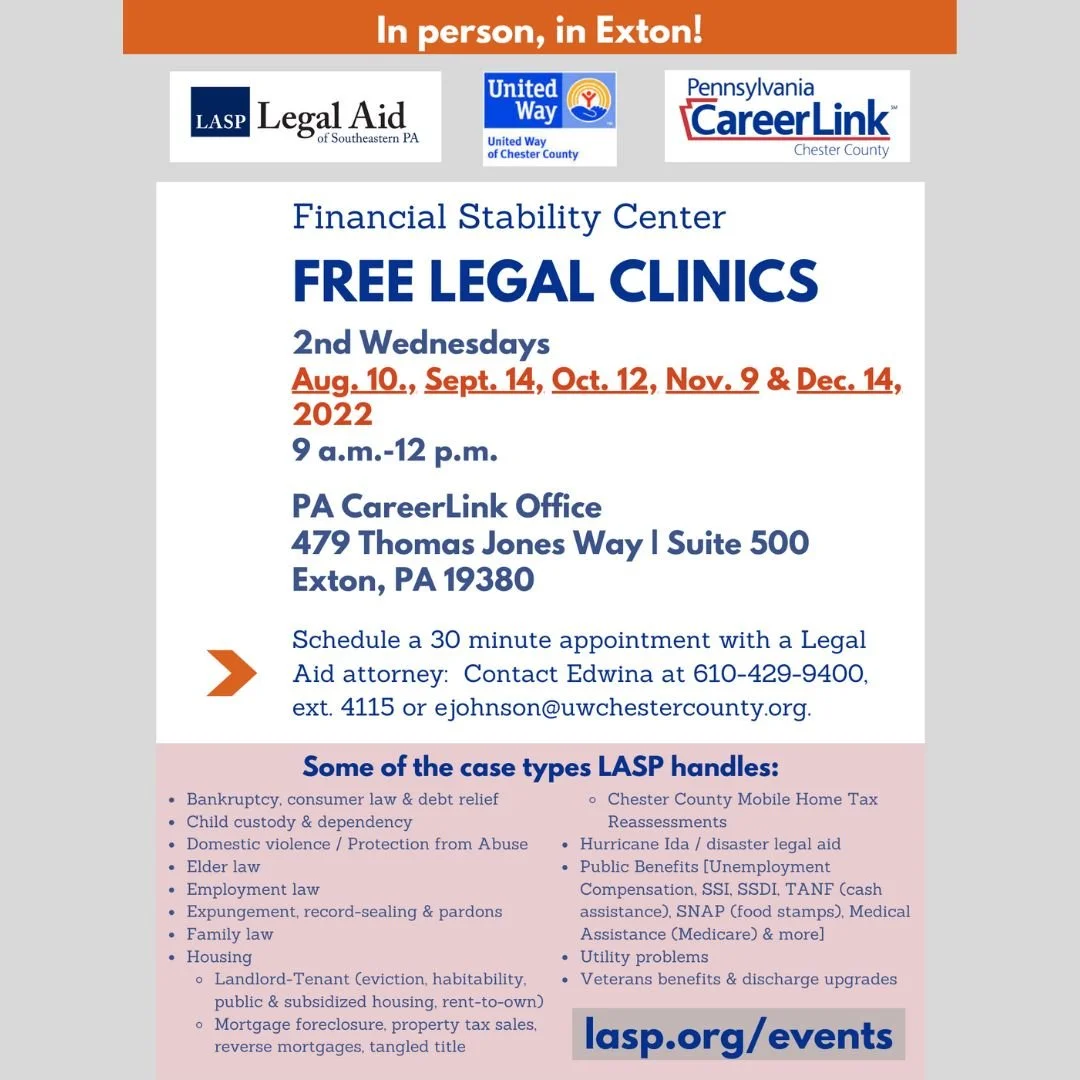Events — Legal Aid of Southeastern Pennsylvania