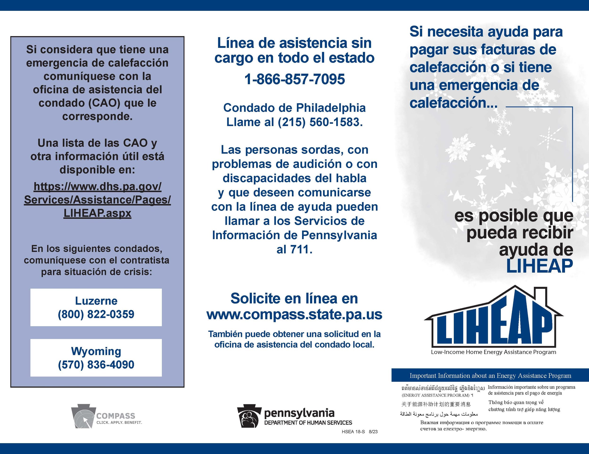 Español — Legal Aid of Southeastern Pennsylvania
