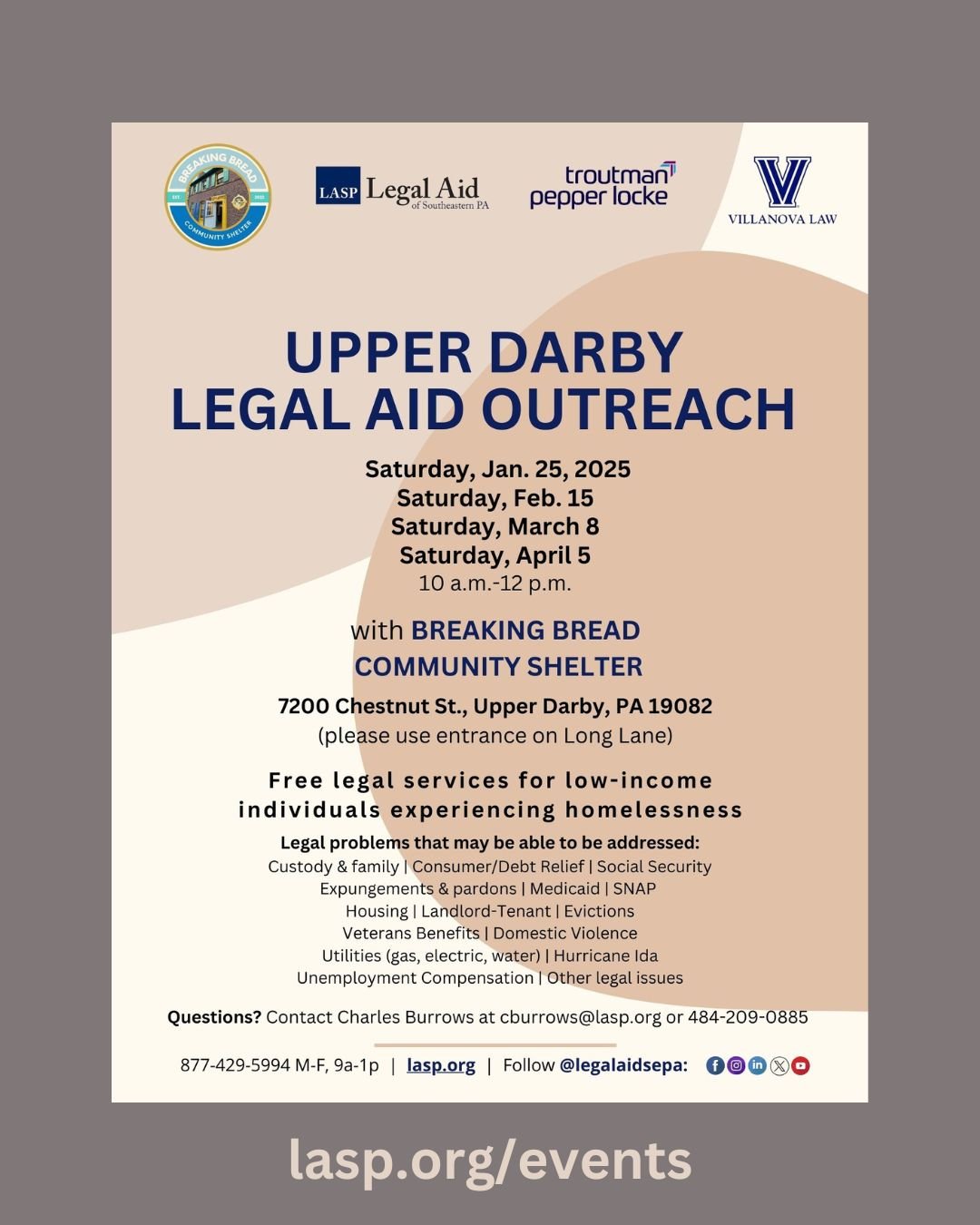 Events — Legal Aid of Southeastern Pennsylvania