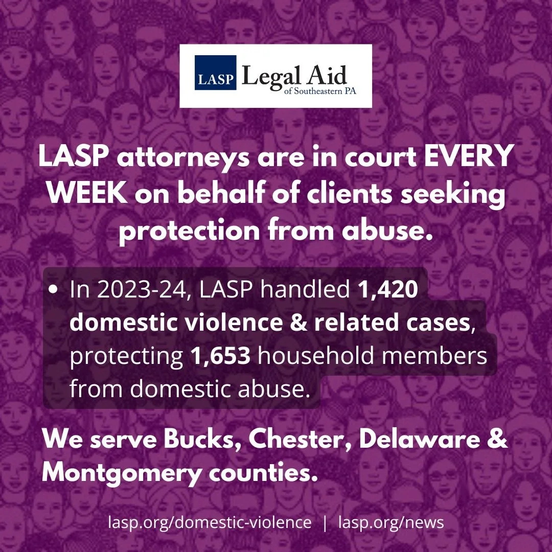 Domestic Violence — Legal Aid of Southeastern Pennsylvania