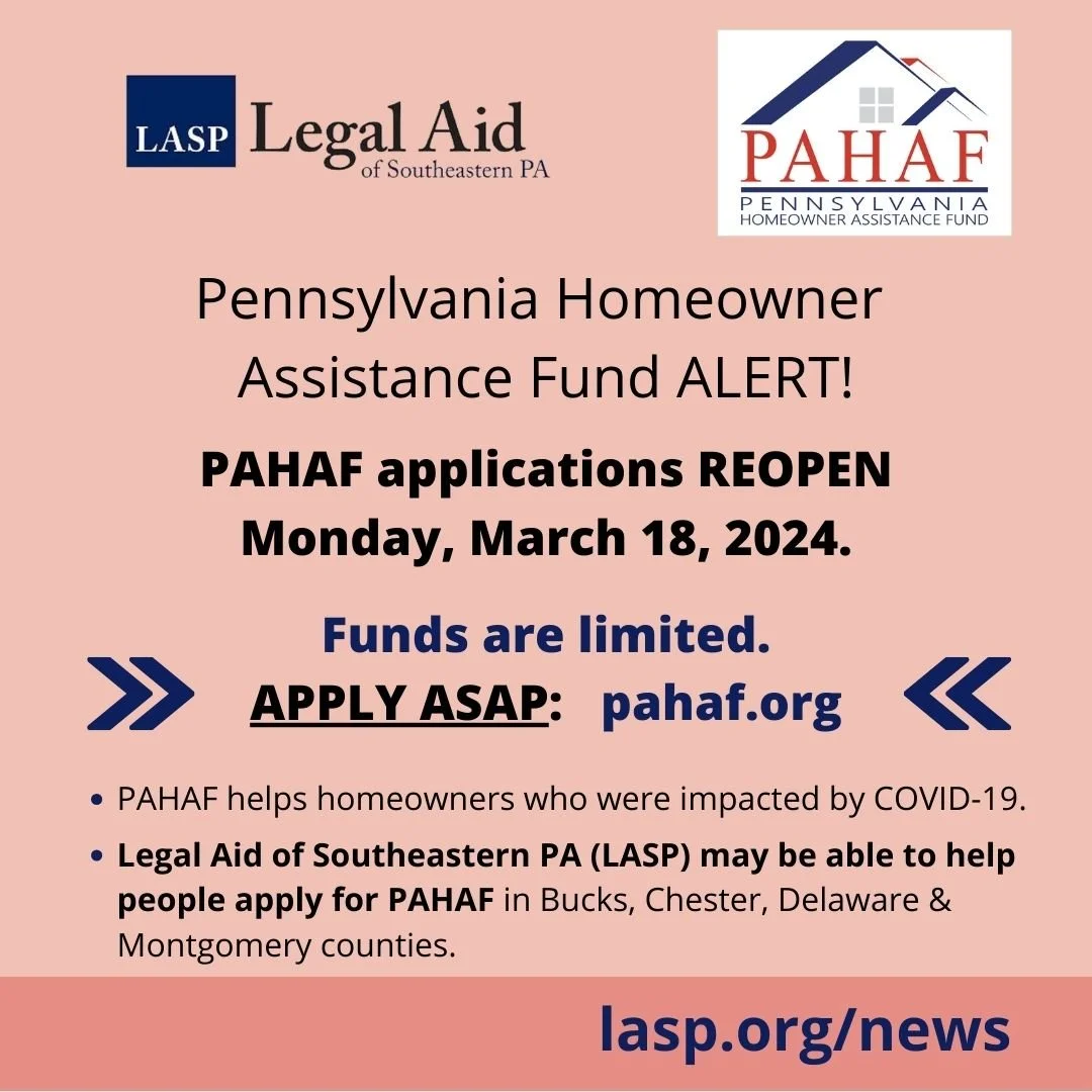 Housing — Legal Aid of Southeastern Pennsylvania