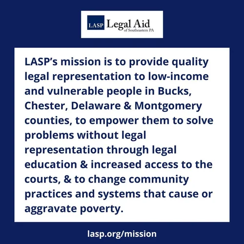 Federal funding update — Legal Aid of Southeastern Pennsylvania