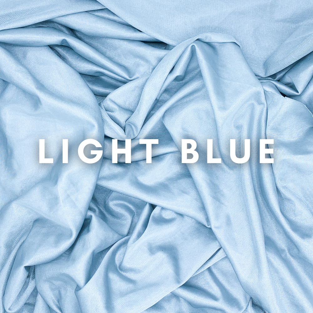 Light Blue Silk Fabric