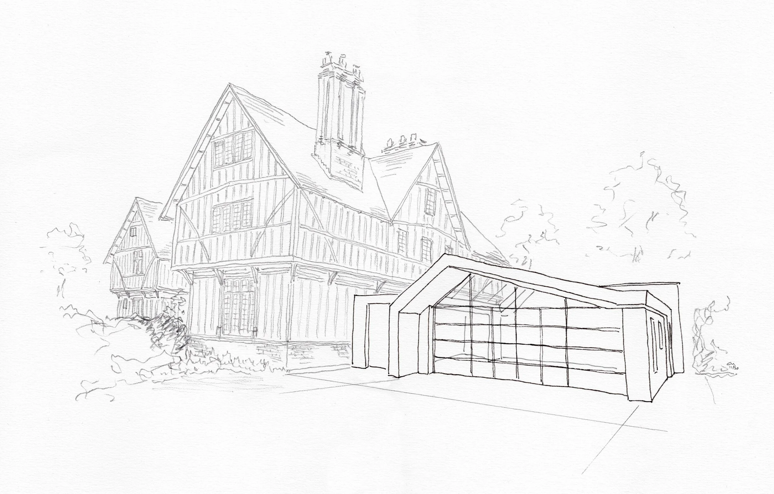 Tudor Manor House — CHARLES MULLINEUX DESIGN Architects in Cheltenham ...