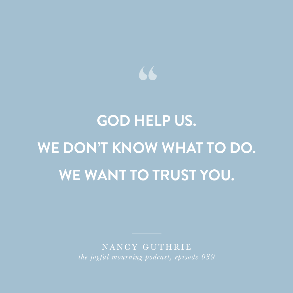 Featured Podcast Episode Infant Loss With Nancy Guthrie Episode 039