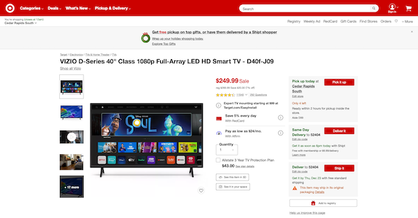 Immediate Gratification Ads