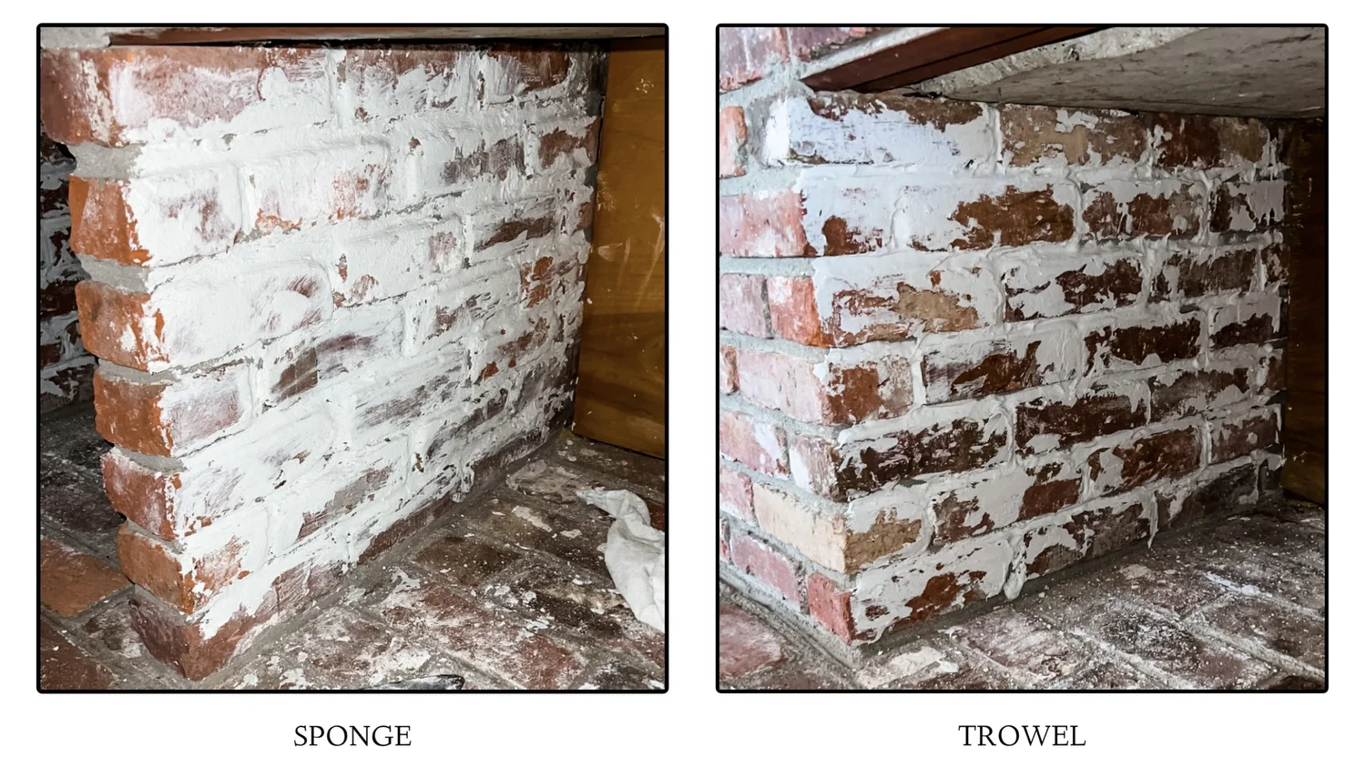 How to German Schmear a Brick Fireplace — Brittanya Tammearu