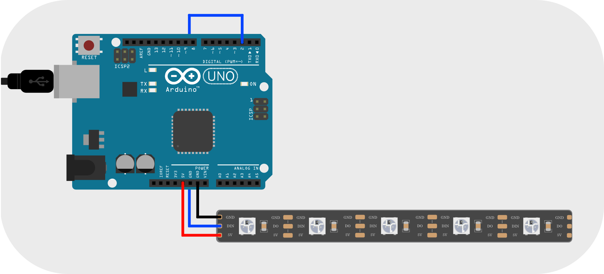 Powering Any WS2812b Setup — Project Tempos