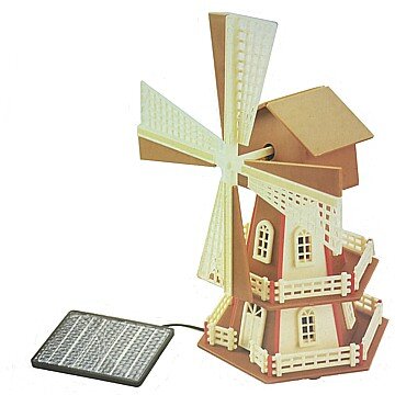 (Item ID: 881) Solar Toy Windmill Model with Motor (Plastic ...