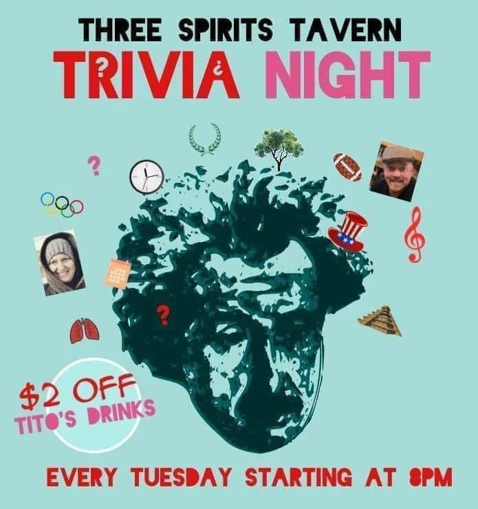 New Events — Three Spirits Tavern
