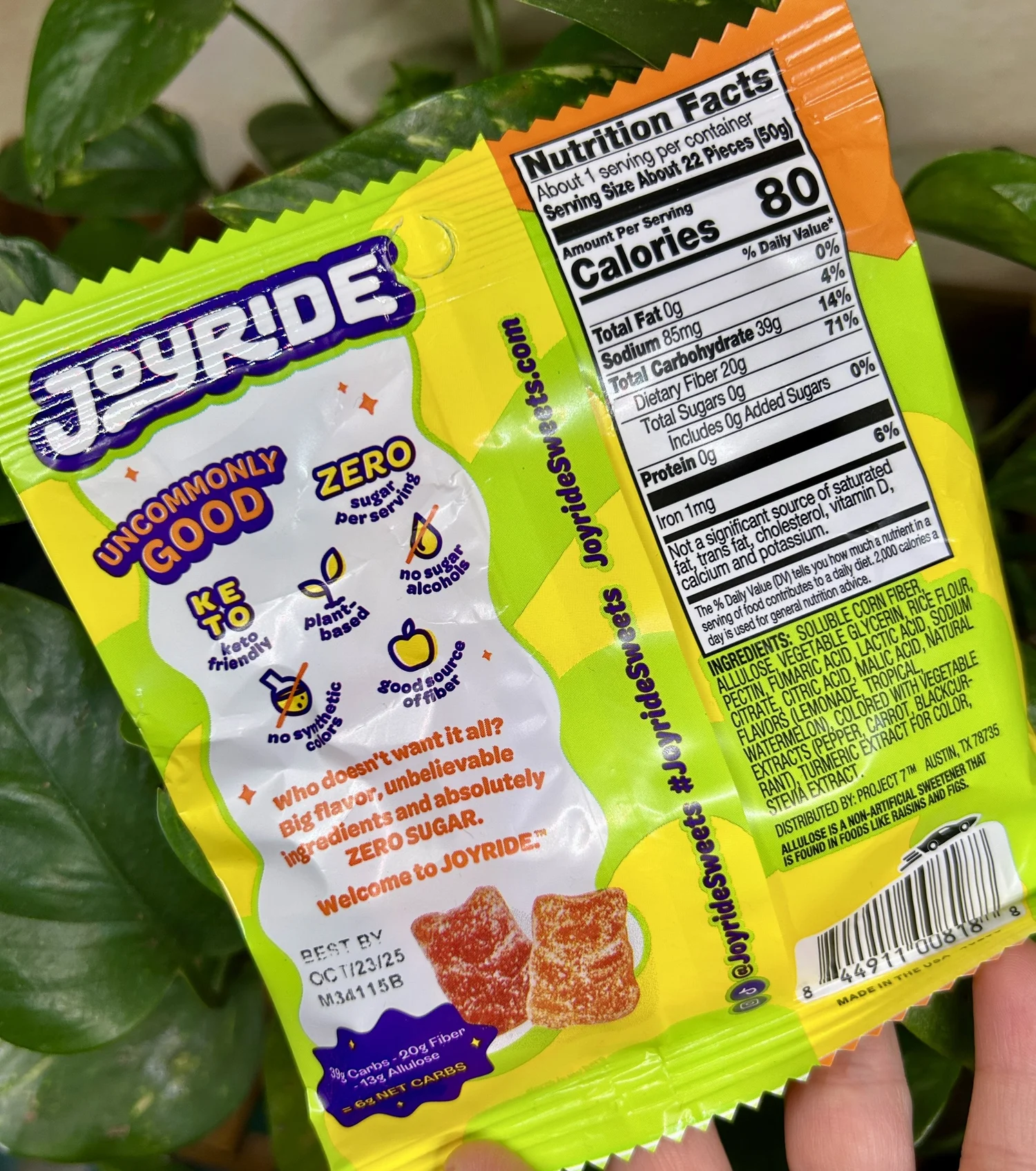 Joyride Uncommon Candy: A Sugar-Free Joyride or a Disappointment? — In ...