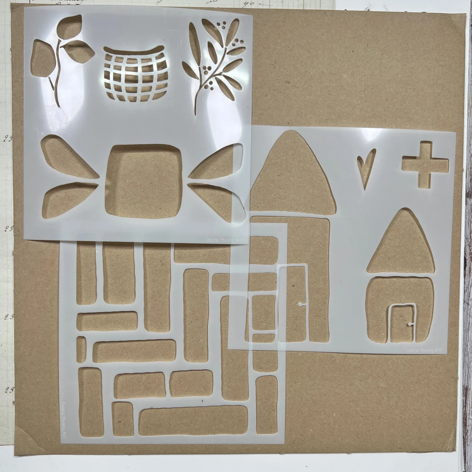 Collage Doll Stencils — leaca young art