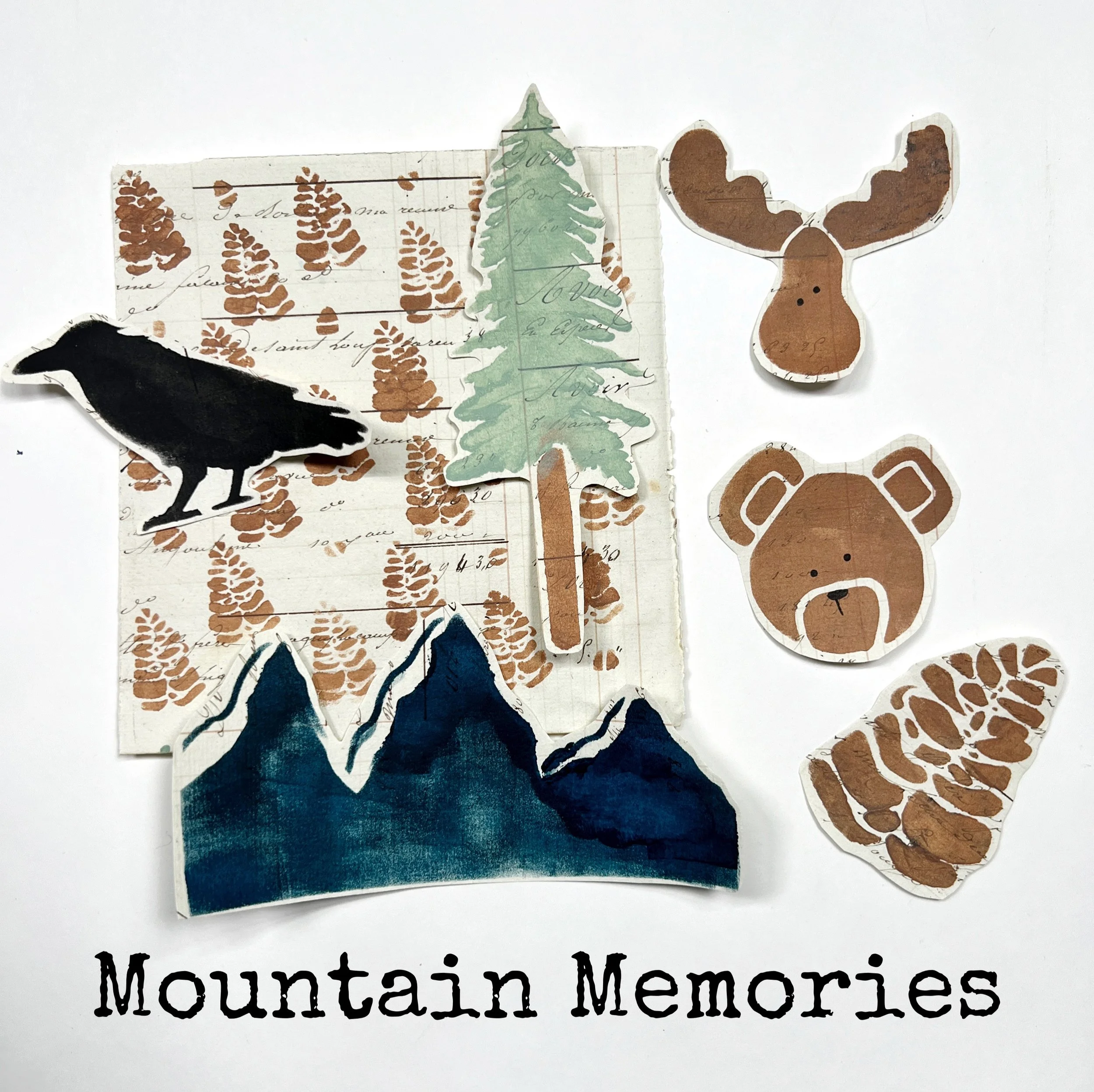 Collage Doll Stencils - SET OF THREE (3) - 6X6 INCHES — leaca young art