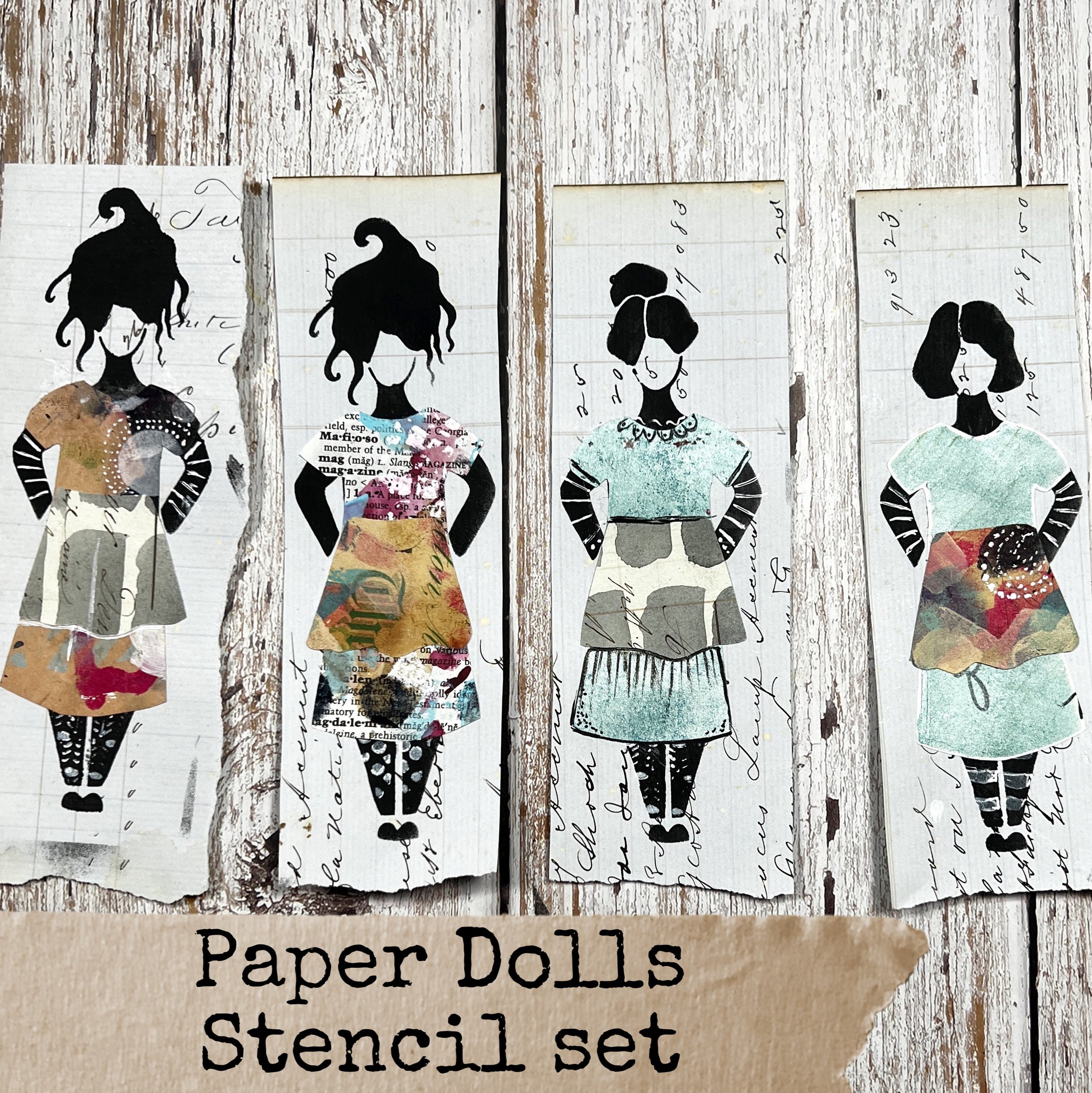 Funky Girls Stencil Set — leaca young art