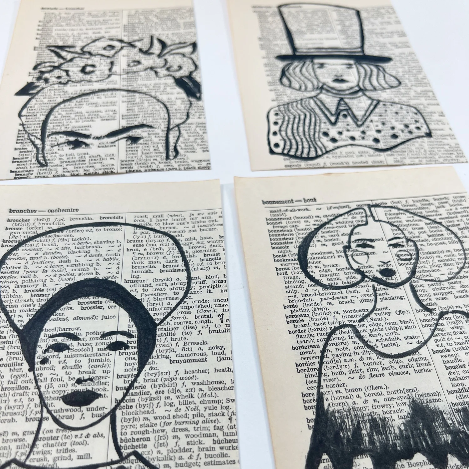 Collage Doll Stencils — leaca young art