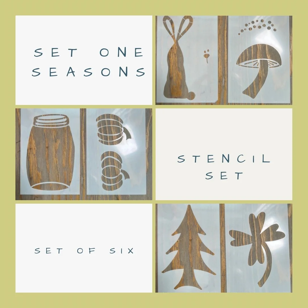 Winter Cottage Stencil Set — leaca young art