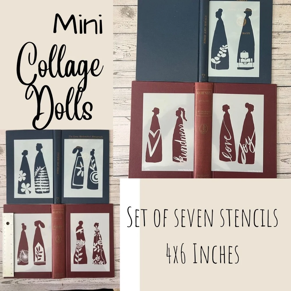 Collage Doll Stencils — leaca young art