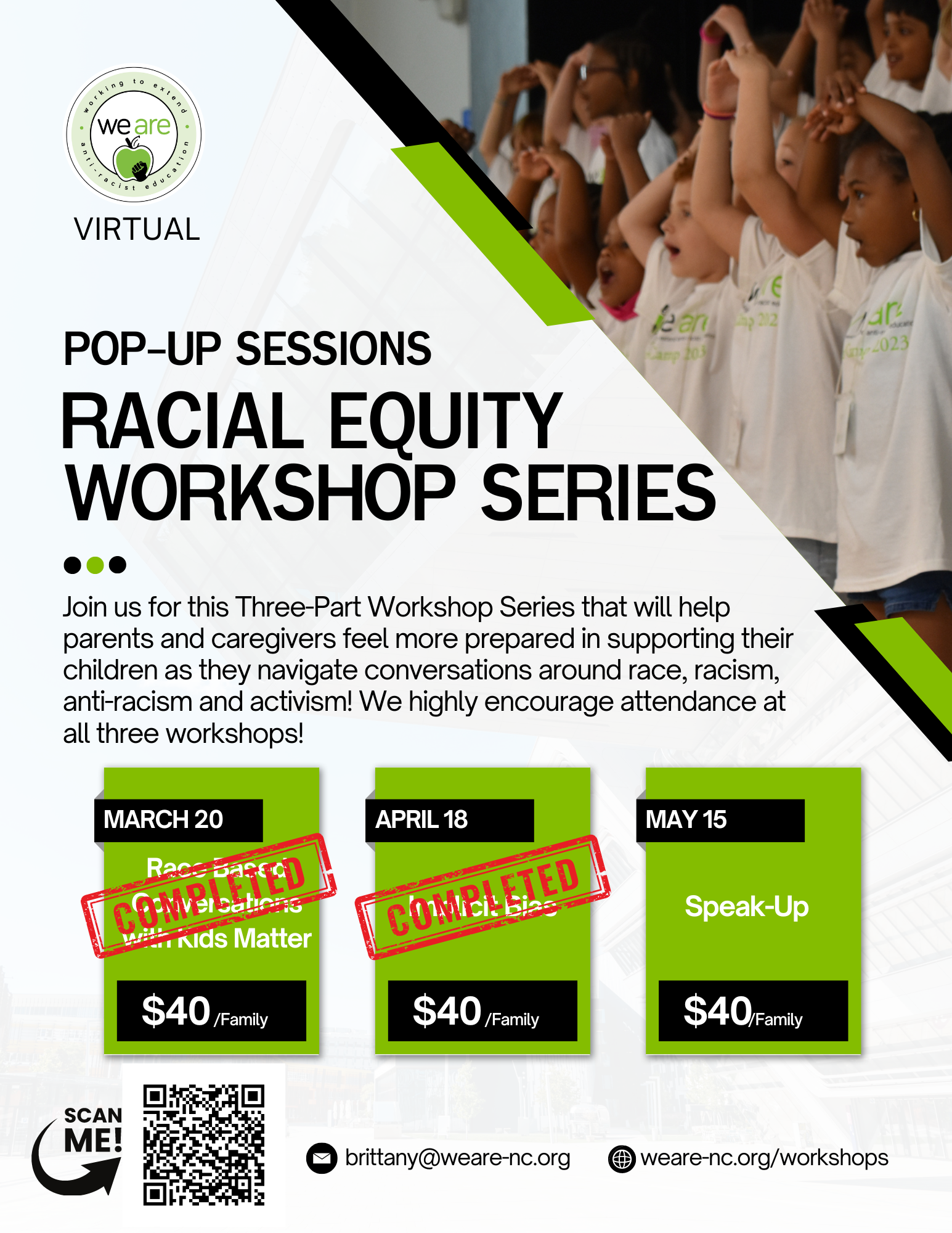 Pop-Up Workshops — we are