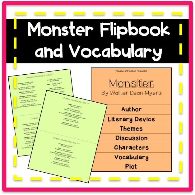 Monster walter dean myers vocabulary - taiahy