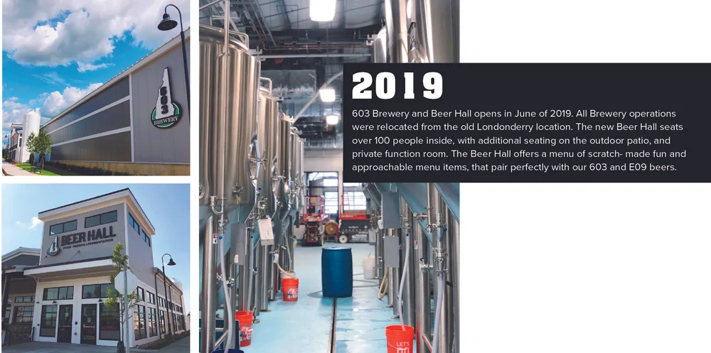 OUR STORY — 603 BREWERY